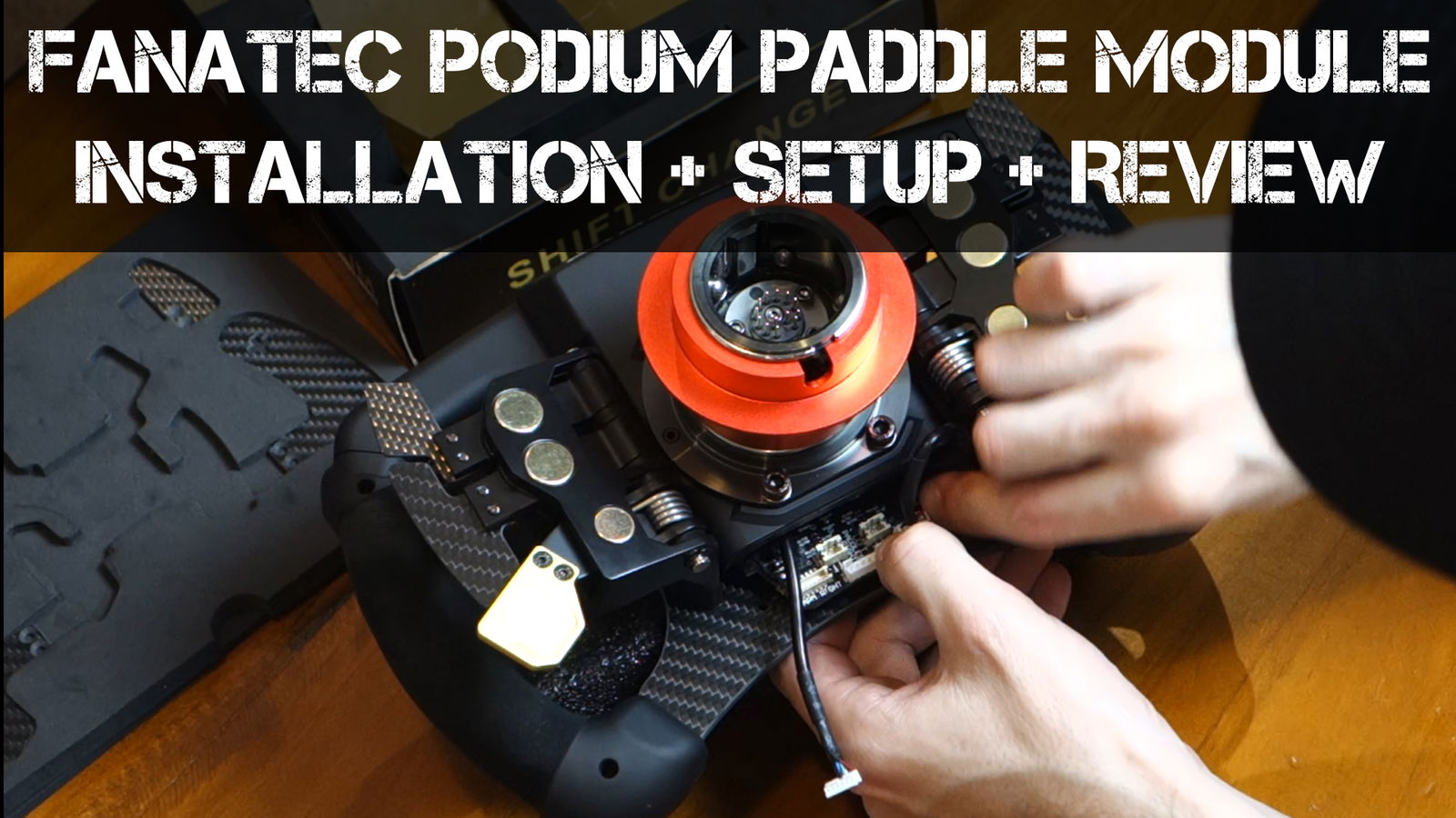 FANATEC PODIUM Advanced Paddle Module - Installation - Software Setup ...
