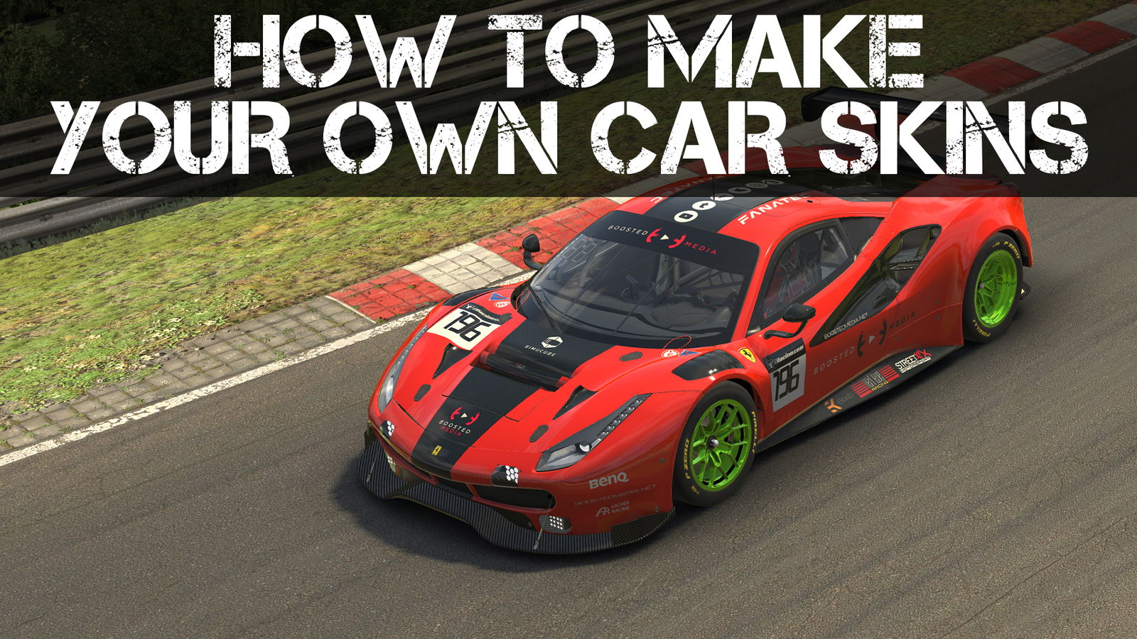 How to make Custom Liveries & Car Skins for iRacing - Boosted Media
