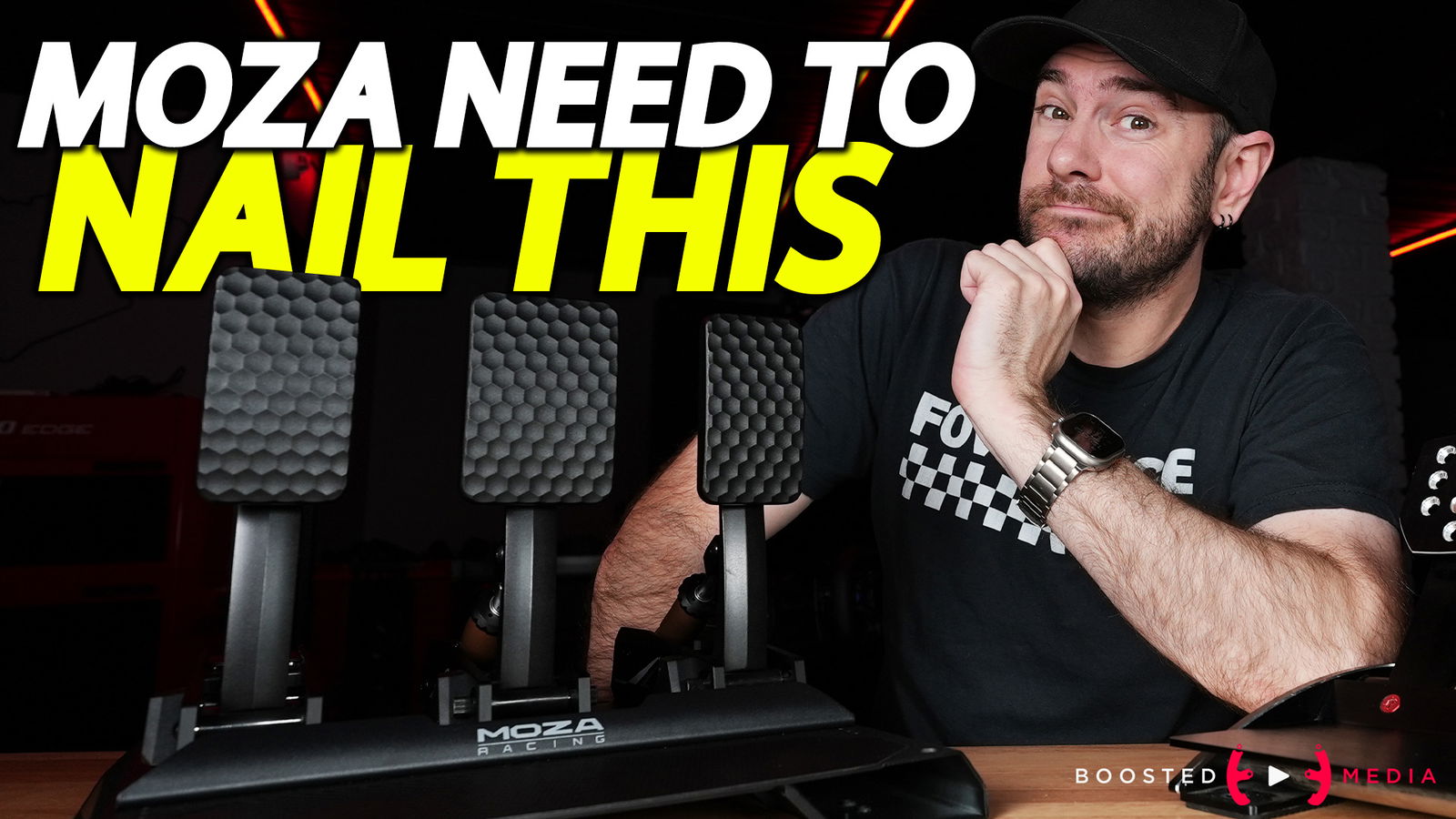 MOZA CRP2 - Load Cell Sim Racing Pedals - Boosted Media